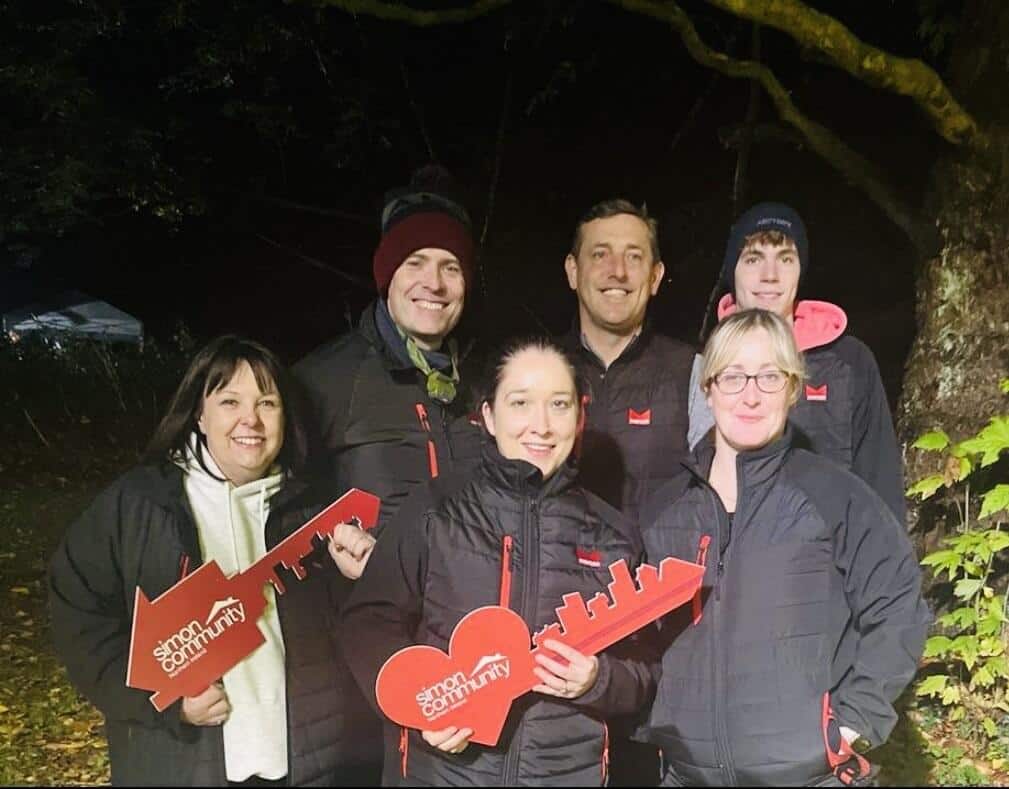 Marcon raise £4500 for Simon Community | Marcon Fit-Out